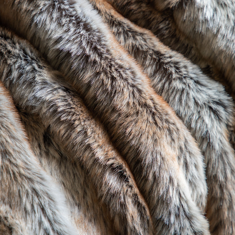 Fairmont Park Fontaines Husky Fur Premium Throw | Wayfair.co.uk